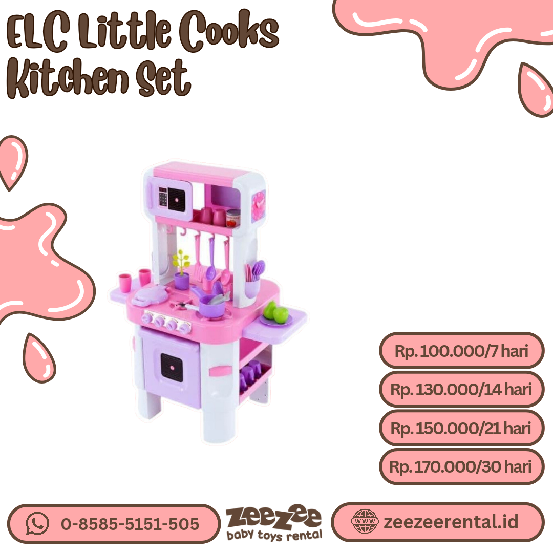 ELC LITTLE COOKS KITCHEN SET di Zeezee Toys Rental adalah Rental Mainan ...