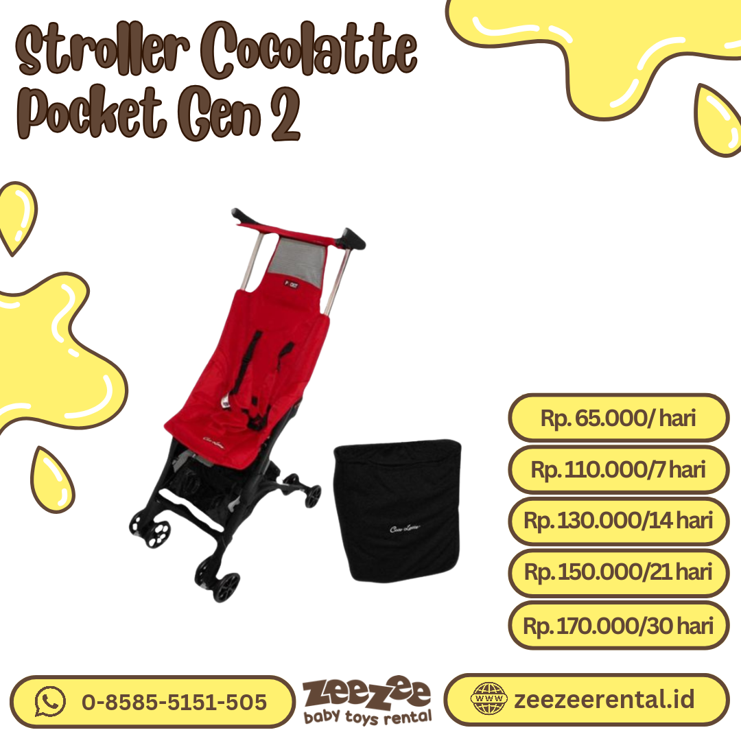 STROLLER COCOLATTE POCKIT GEN 2 di Zeezee Toys Rental adalah Rental ...