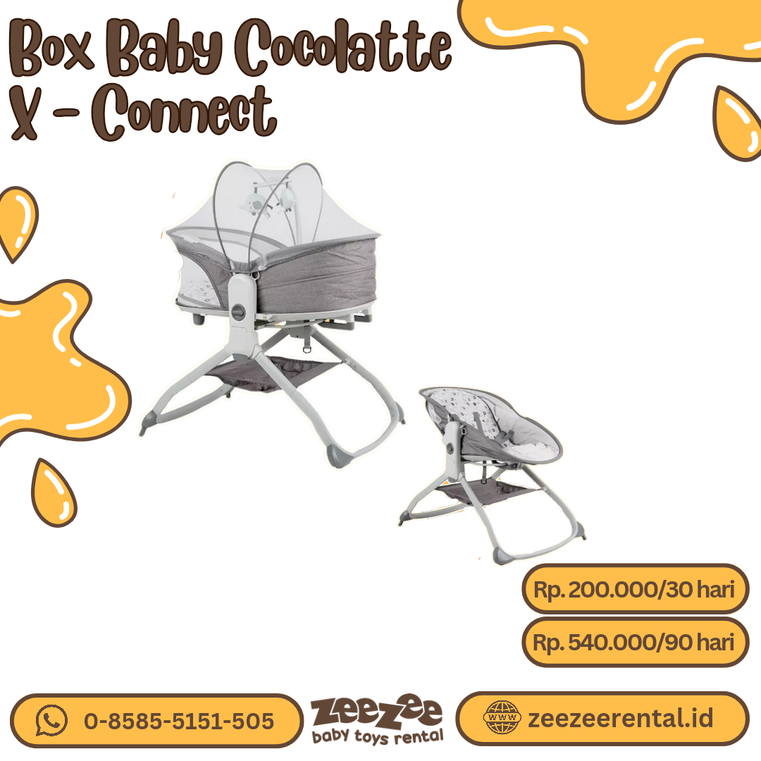 BOX BABY COCOLATTE 6 IN 1 X-CONNECT di Zeezee Toys Rental adalah Rental ...